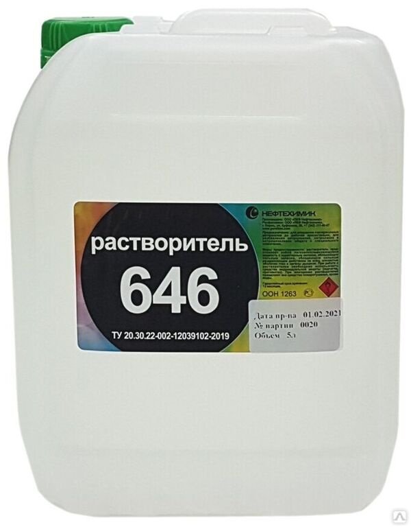 Растворитель P-4 канистра 10 л для лака, цена в Екатеринбурге от ...